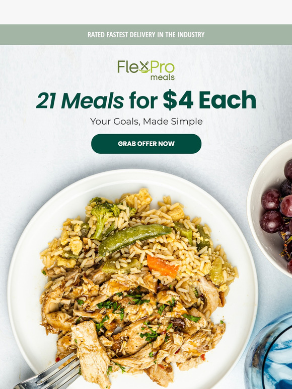 FlexPro Meals: 21 Meals for $4 Each – Your Shortcut to Crushing 2025! 💥 ...