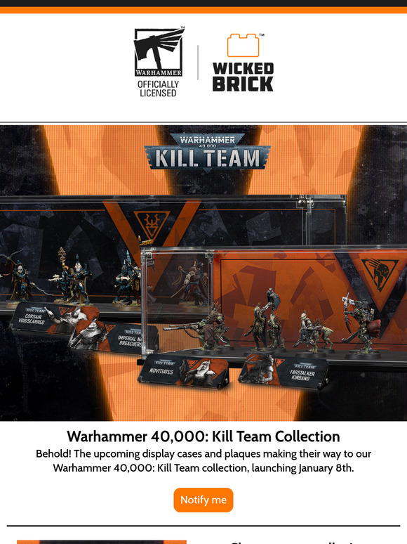 Wicked Brick: Command. Conquer. Kill. New Kill Team Displays Inbound⚔️ ...