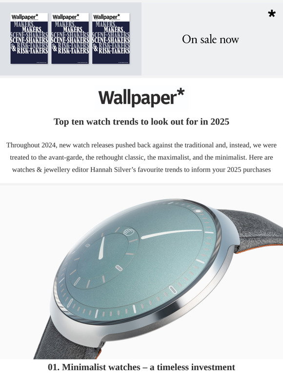 Wallpaper*: Top ten watch trends to look out for in 2025 | Milled