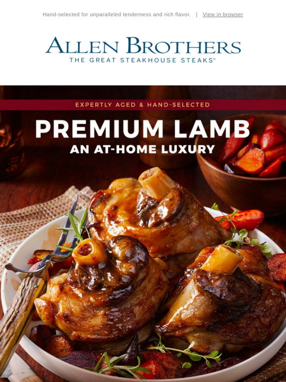 Allen Brothers: Discover the Finest Lamb Cuts | Milled