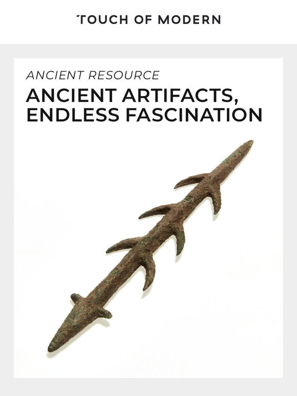 Touch of Modern: Artifacts From Millions Of Years Ago | Milled
