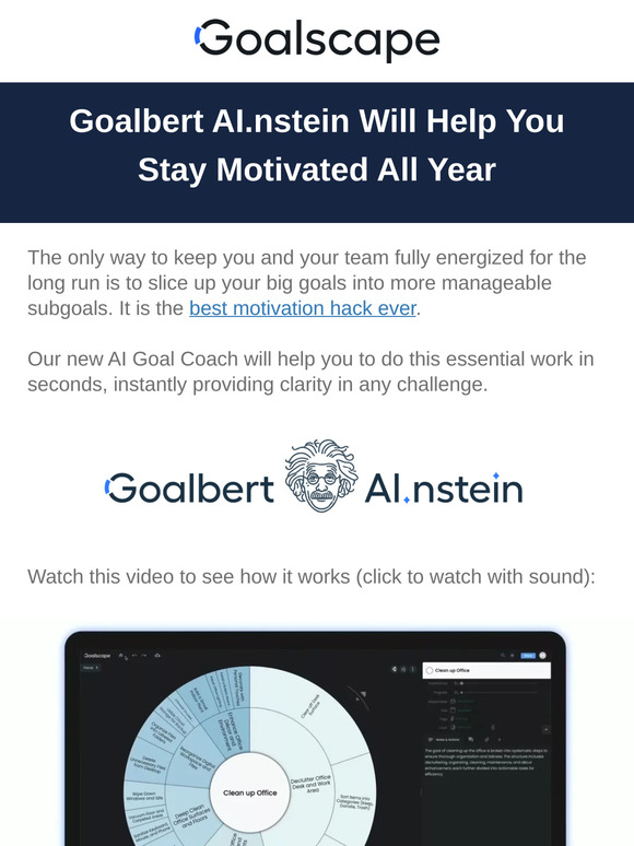 Goalscape: Achieve Your Goals in 2025 with AI.nstein | Milled