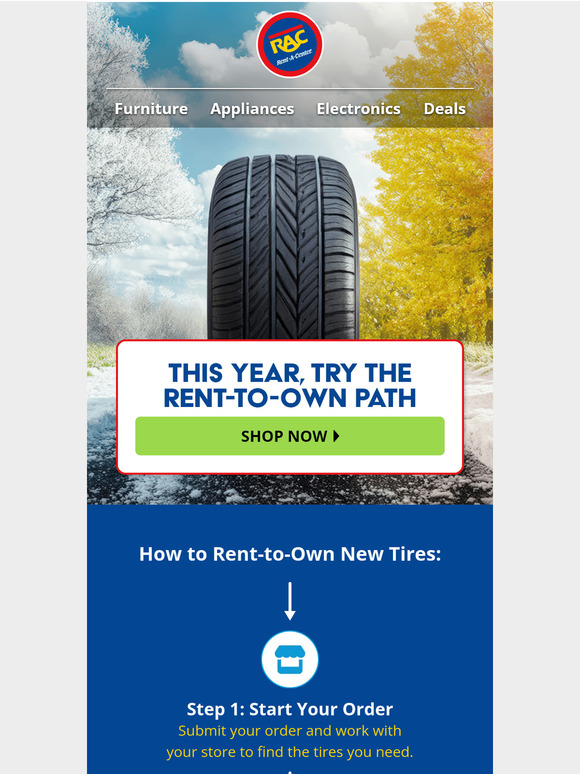 Rent-A-Center: How To Drive Into 2025 With New Tires | Milled
