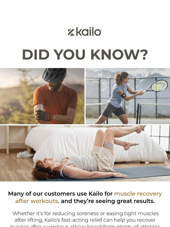 Kailo: Kailo Goes Beyond Pain Relief | Milled