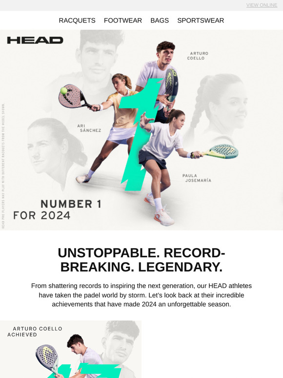 Head: Rise to the top: HEAD athletes’ historic 2024 | Milled