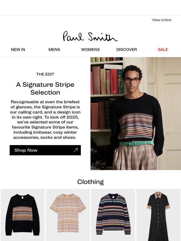 Paul Smith: Our famous 40-colour stripe | Milled