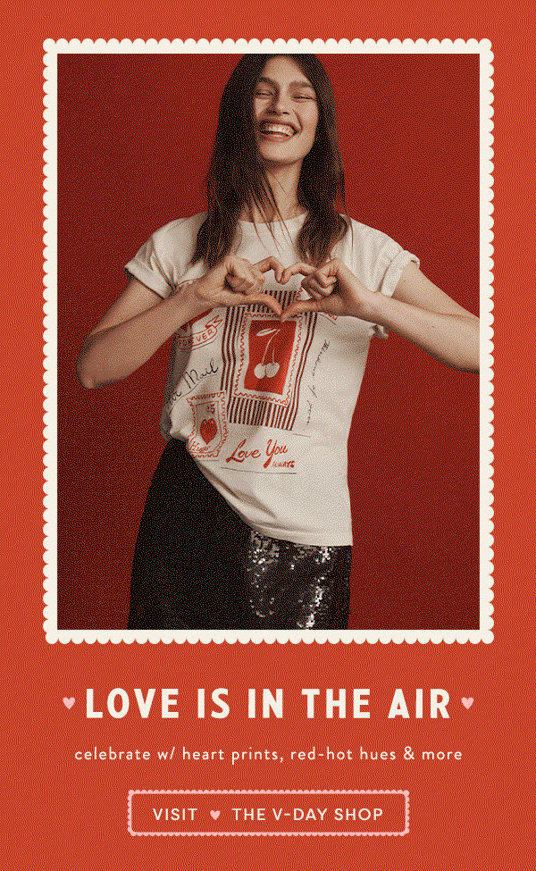 Anthropologie: the V-Day shop is HERE 💘 💌 | Milled