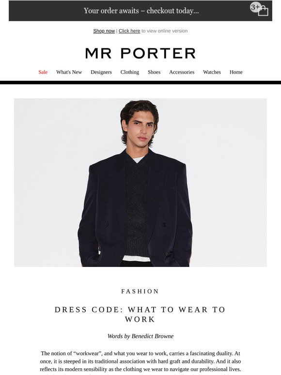 MR PORTER: What should you wear to work? | Milled