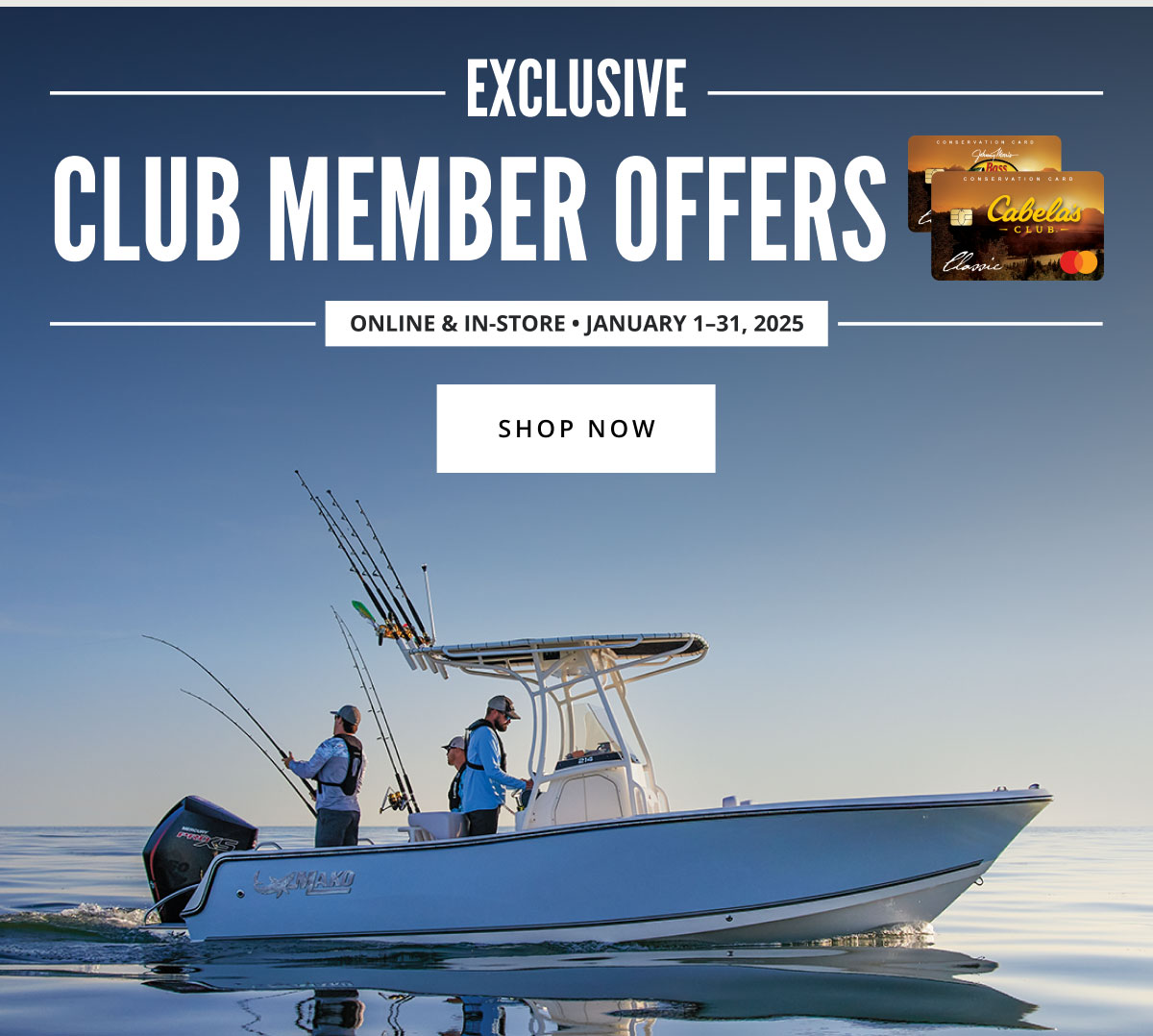 Cabela's: NEW Exclusive CLUB Member Offers! | Milled