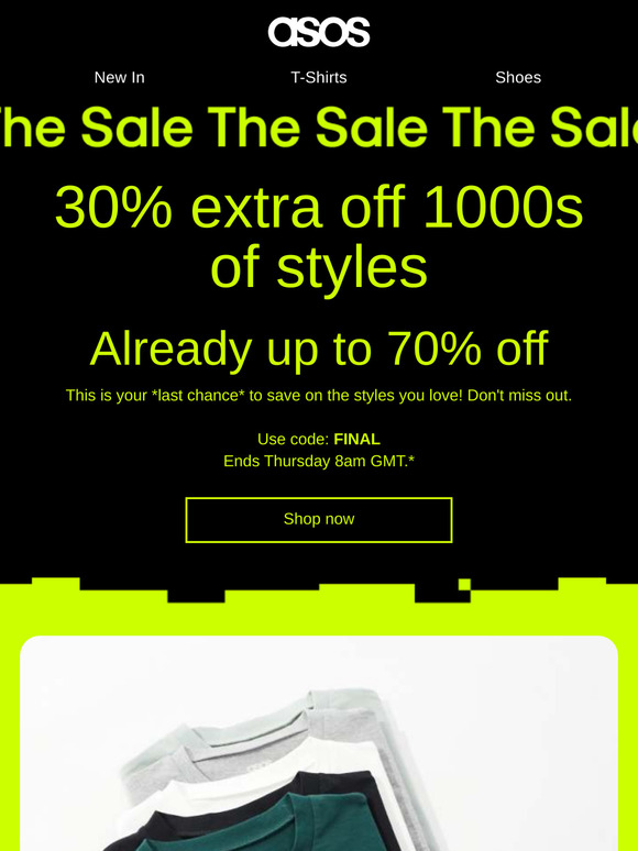 ASOS: 30% extra off 1000s of Sale styles | Milled