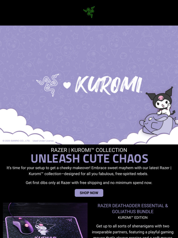 Razer: 😈Meet the New Razer | Kuromi™ Collection. | Milled
