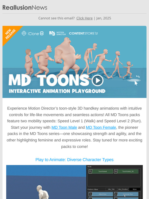 Reallusion: Explore the Interactive Animation Playground 🤸‍♀️🤹‍♂️🤸‍♂️ ...