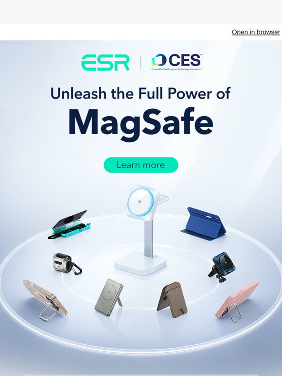 ESR Gear: Unleash the Full Power of MagSafe at CES 2025 | Milled