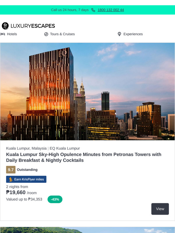Lux Group: EQ Kuala Lumpur Sky-High Opulence near Petronas Twin Towers | Milled