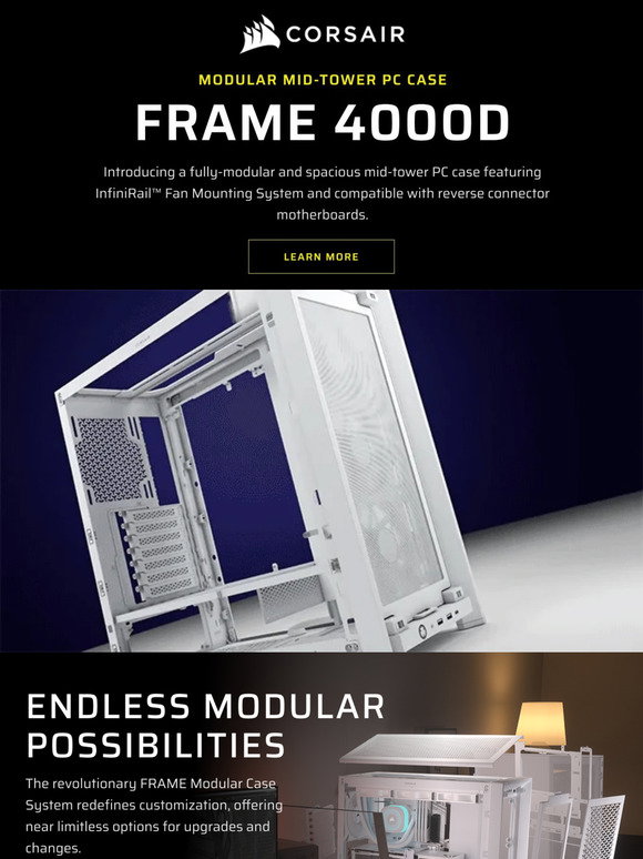 Corsair: Meet the All-New FRAME 4000D PC Case | Milled