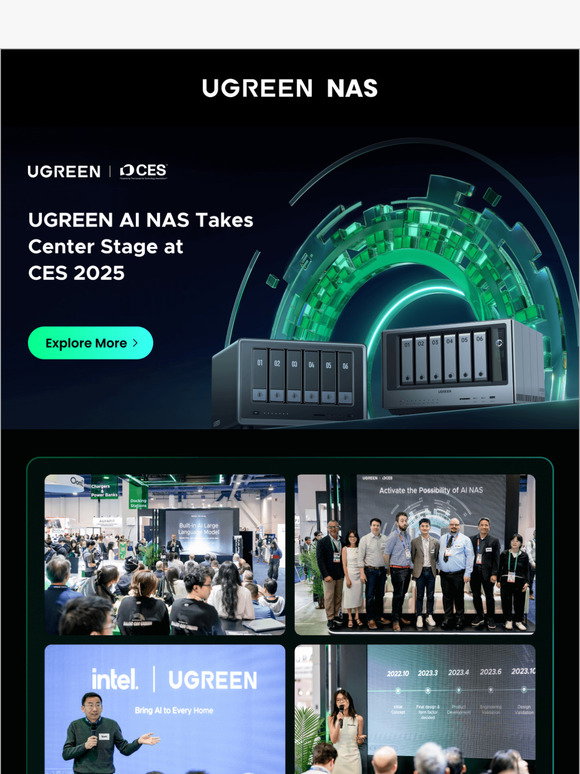 UGREEN: UGREEN AI NAS Makes a Splash at CES 2025🎉 | Milled
