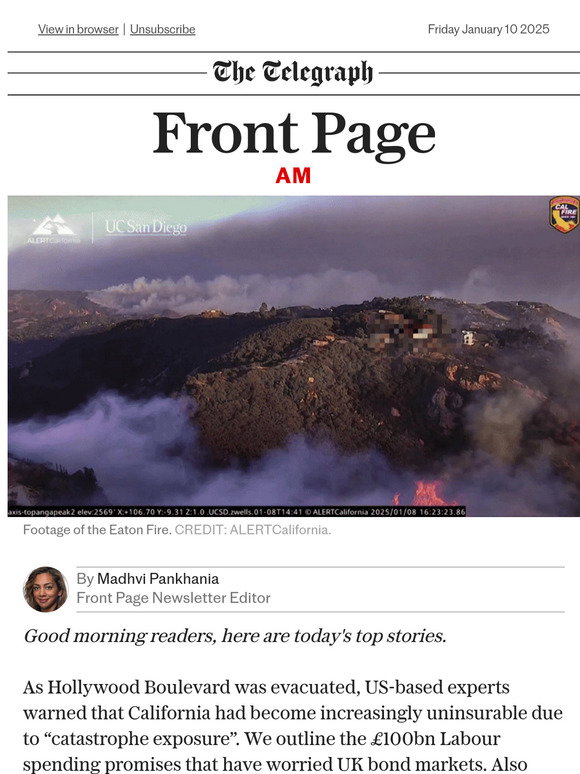 The Telegraph: Hollywood's own disaster movie | Milled