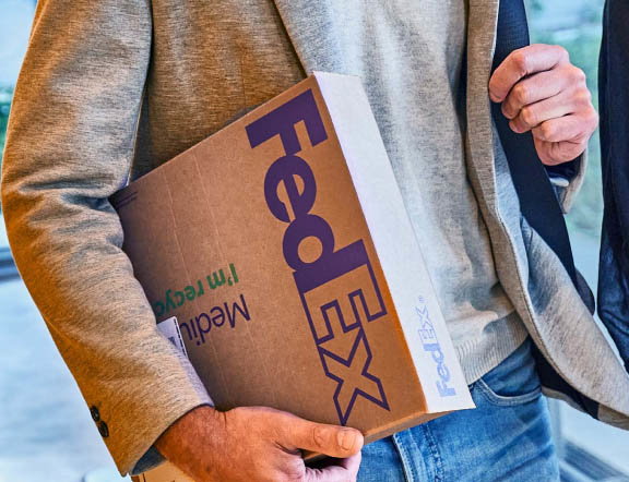 FedEx: Ship or return with a QR code | Milled