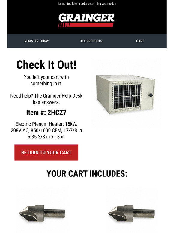 Grainger Email Newsletters: Shop Sales, Discounts, and Coupon Codes