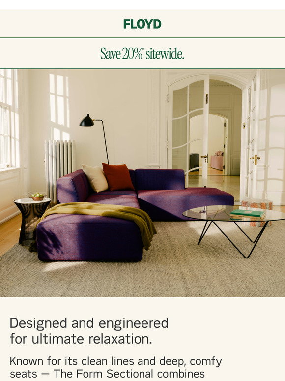 Floyd: The Form Sectional | Milled