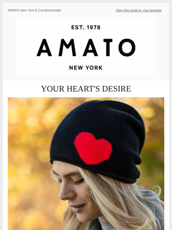 Amato New York: YOUR HEART'S DESIRE | Milled