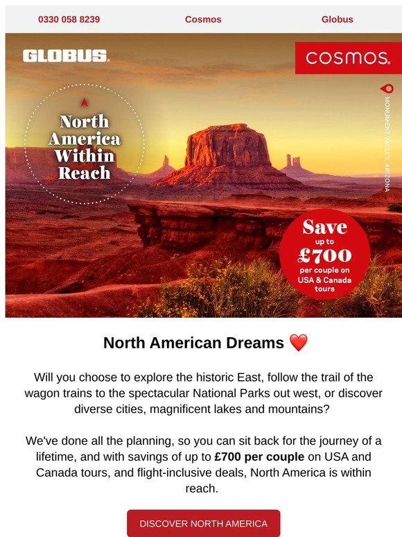 Cosmos Holidays: North America Within Reach | Milled