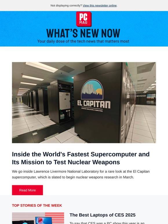 PCMag: Inside the World's Fastest Supercomputer / Cellular Starlink ...