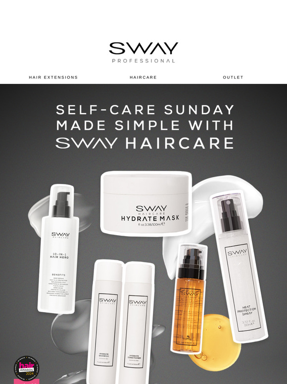 Sway Hair Extensions: Self-Care Sunday Starts with SWAY 🫧🤍 | Milled