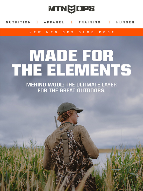 MTN OPS: Don't pack for your next hunt without this essential layer... | Milled