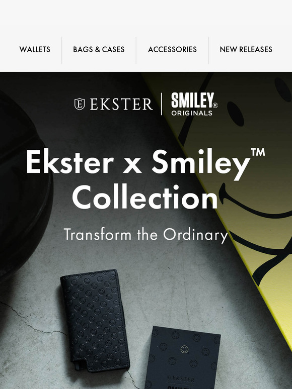 Ekster: Kick Off 2025 with a Smiley® Upgrade | Milled
