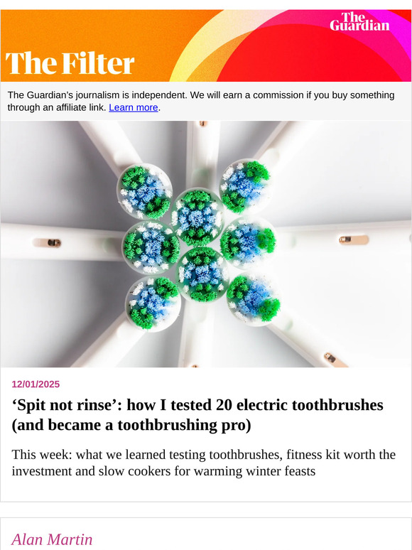 The Guardian: How I became a toothbrushing pro | The Filter | Milled