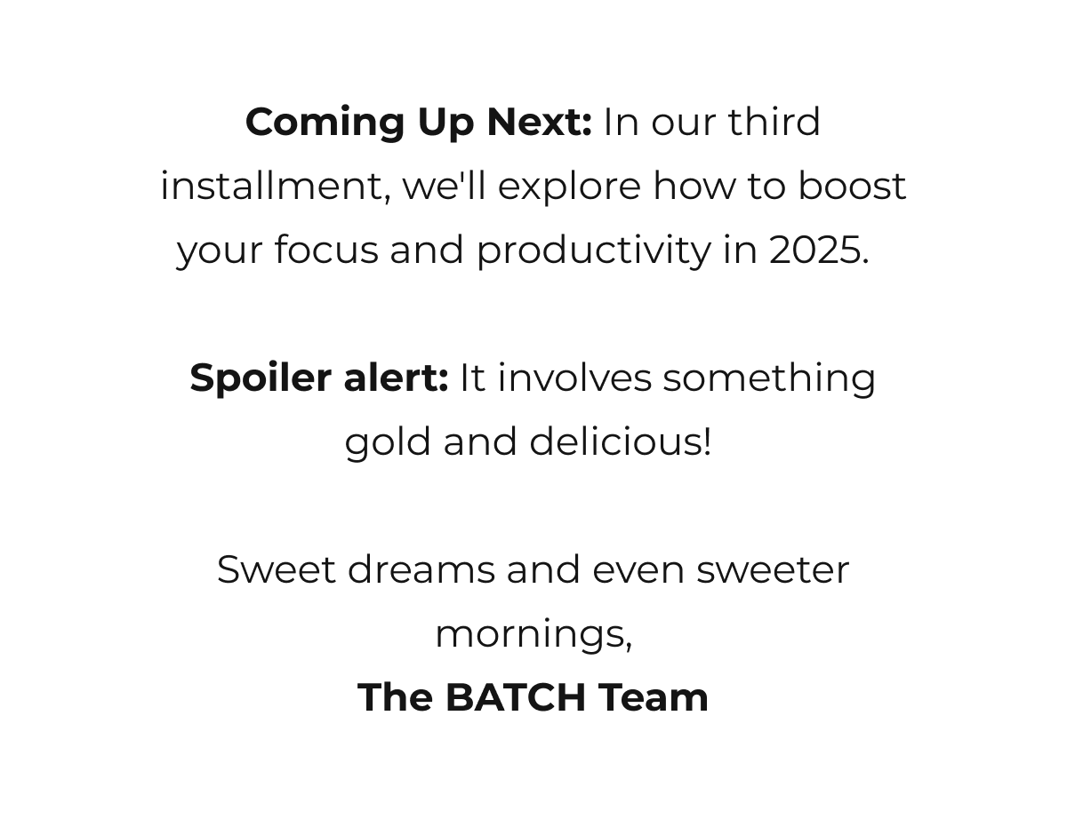 BATCH: 😴 Hack Your Sleep in 2025 with BATCH's Nighttime Gummies! | Milled