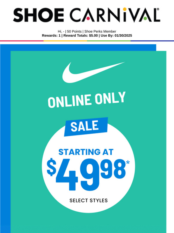 Shoe carnival coupons store