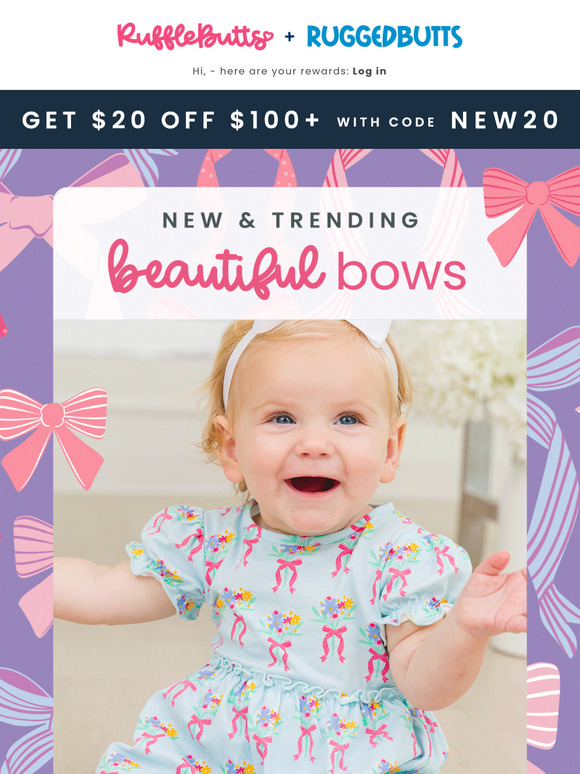 RuffleButts: On Trend: Beautiful Bows 🎀 | Milled