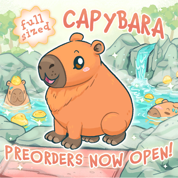 Squishable: New full-sized Squishable Capybara. That is all. | Milled