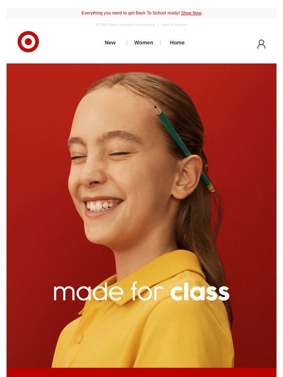 Target: Cotton polos and school essentials 🍎 | Milled