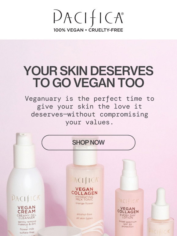 Pacifica Beauty: doing veganuary? your skin deserves this. | Milled