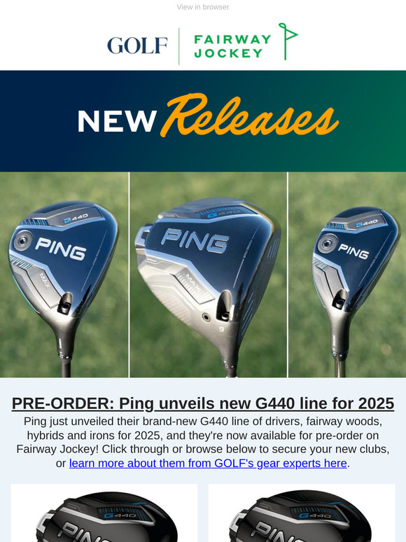 GOLF: Ping unveils new G440 line (pre-order now!) | Milled