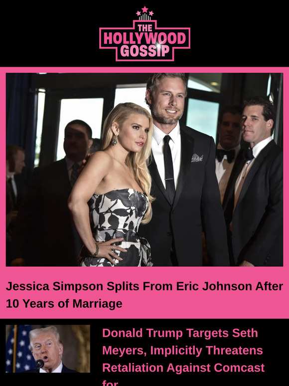 The Hollywood Gossip Jessica Simpson Eric Johnson Call It Quits