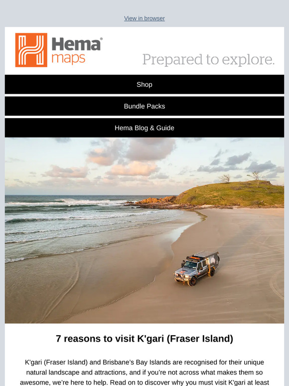 Hema Maps: 7 reasons to visit the world’s largest sand island: K'gari ...