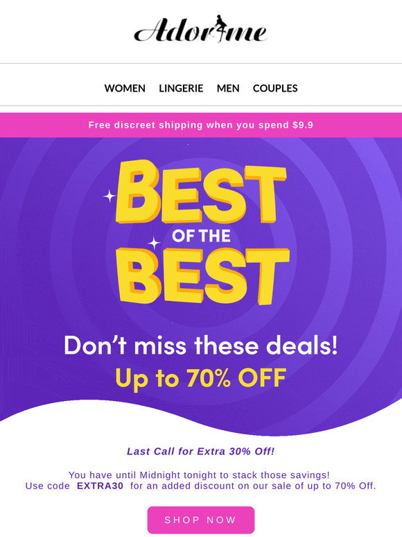 Adorime: 3 for 2, Up to 50% Off Toys & More 💖 | Milled