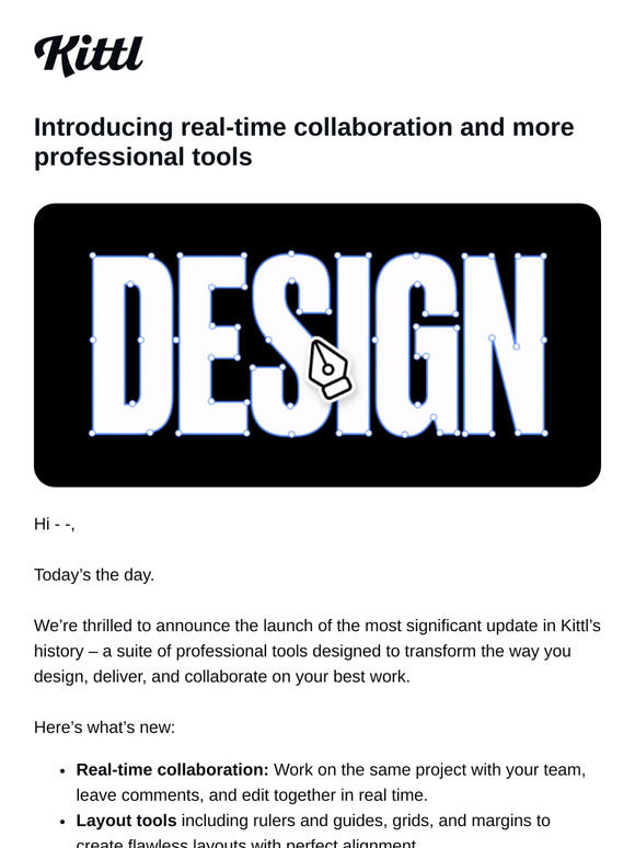 Kittl: Introducing the new Kittl | Milled