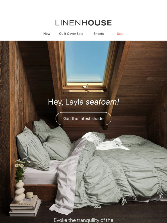 Linen House: A new hue you'll adore in Layla 😍 | Milled