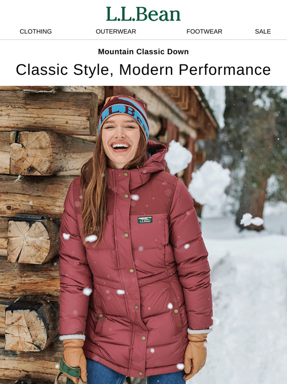 L.L.Bean: Our Classic Down Parka: Cozy. Long. Loved. | Milled