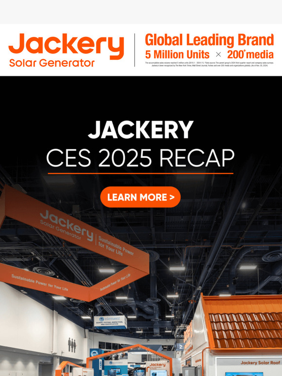 Jackery: Jackery CES 2025 Recap! | Milled