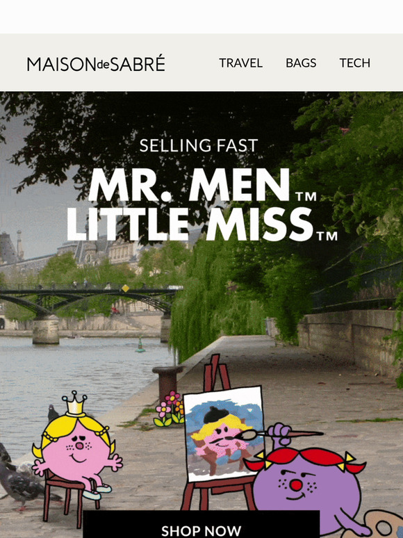 MAISON de SABRÉ: SELLING FAST! Mr. Men and Little Miss Pairs 💜🩵 | Milled
