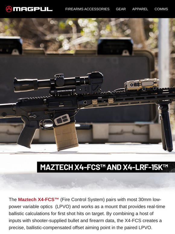 Magpul: New at Magpul - X4-FCS & X4-LRF, Magpul EDC Bags, and PMAG 25 ...