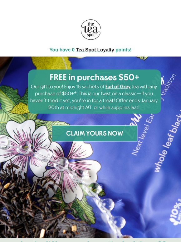 The Tea Spot: Free tea? Yes, please! | Milled