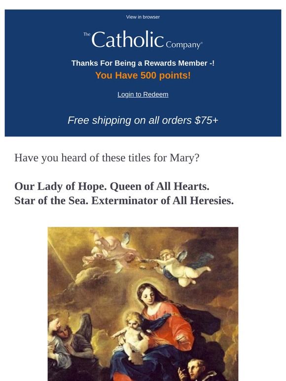 The Catholic Company: Why Thousands of Catholics Love This Marian Book ...