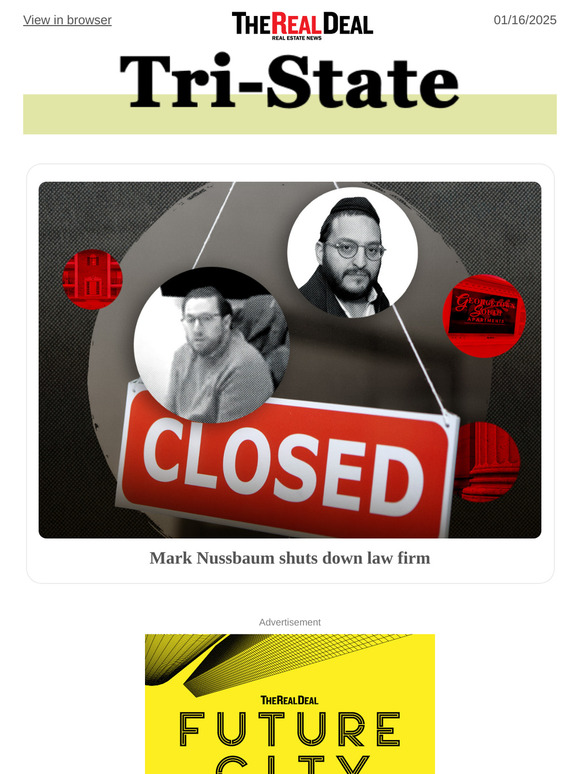 The Real Deal: Mark Nussbaum shuts down law firm; Harry Macklowe drops ...